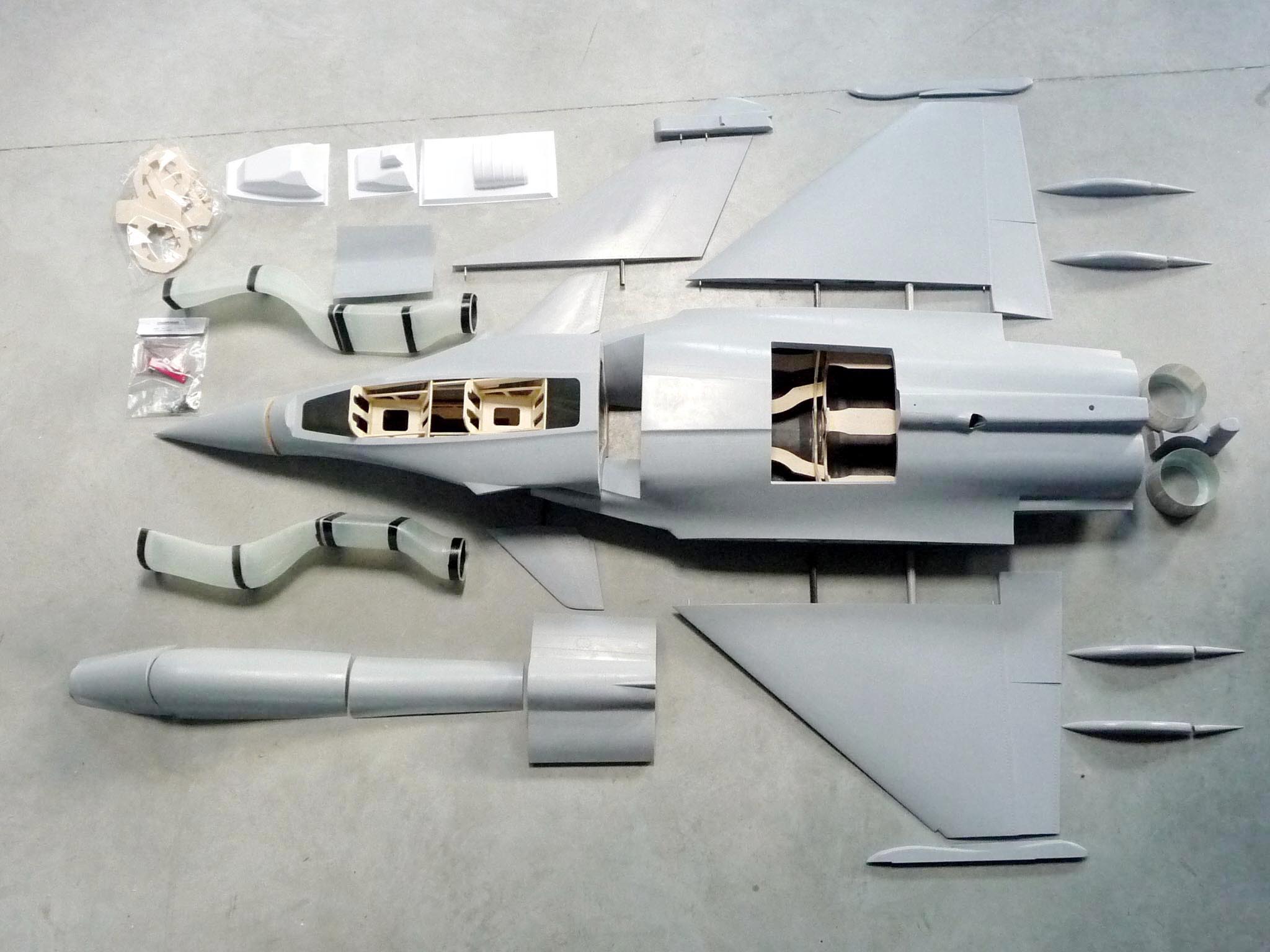 Jet rc rafale 1/7 kit Aviation design | Aviation Design